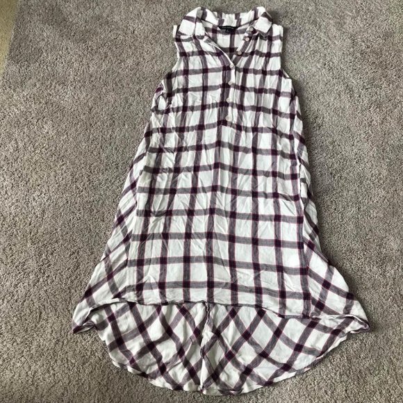 Max Edition | Dresses | Max Edition Womens Small Sleeveless Plaid Dress ...